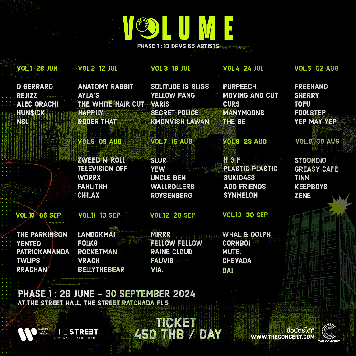 Chang Cold Brew Cool Club presents Volume Livehouse