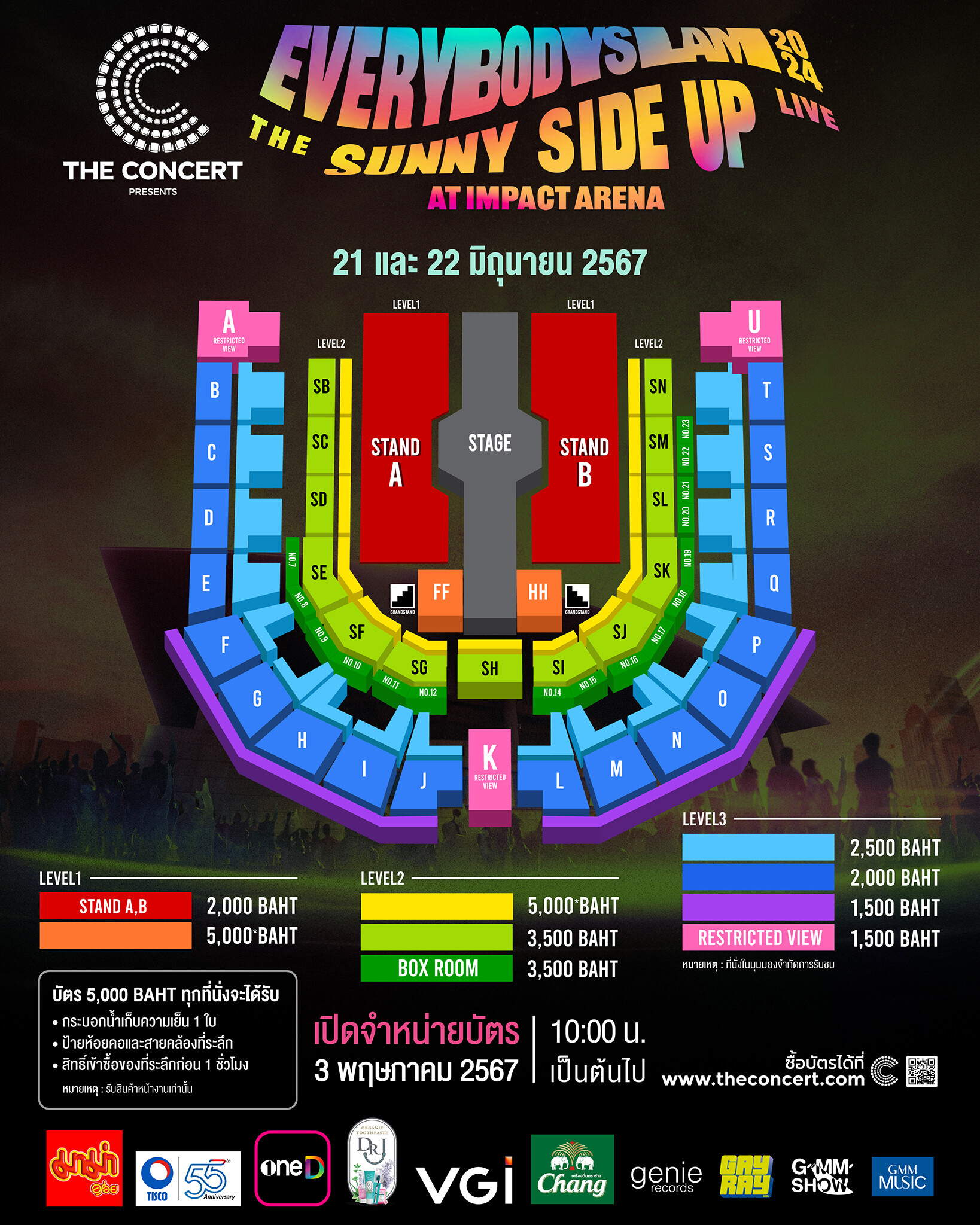 [SAT] THE CONCERT APPLICATION PRESENTS EVERYBODYSLAM 2024 THE SUNNY ...