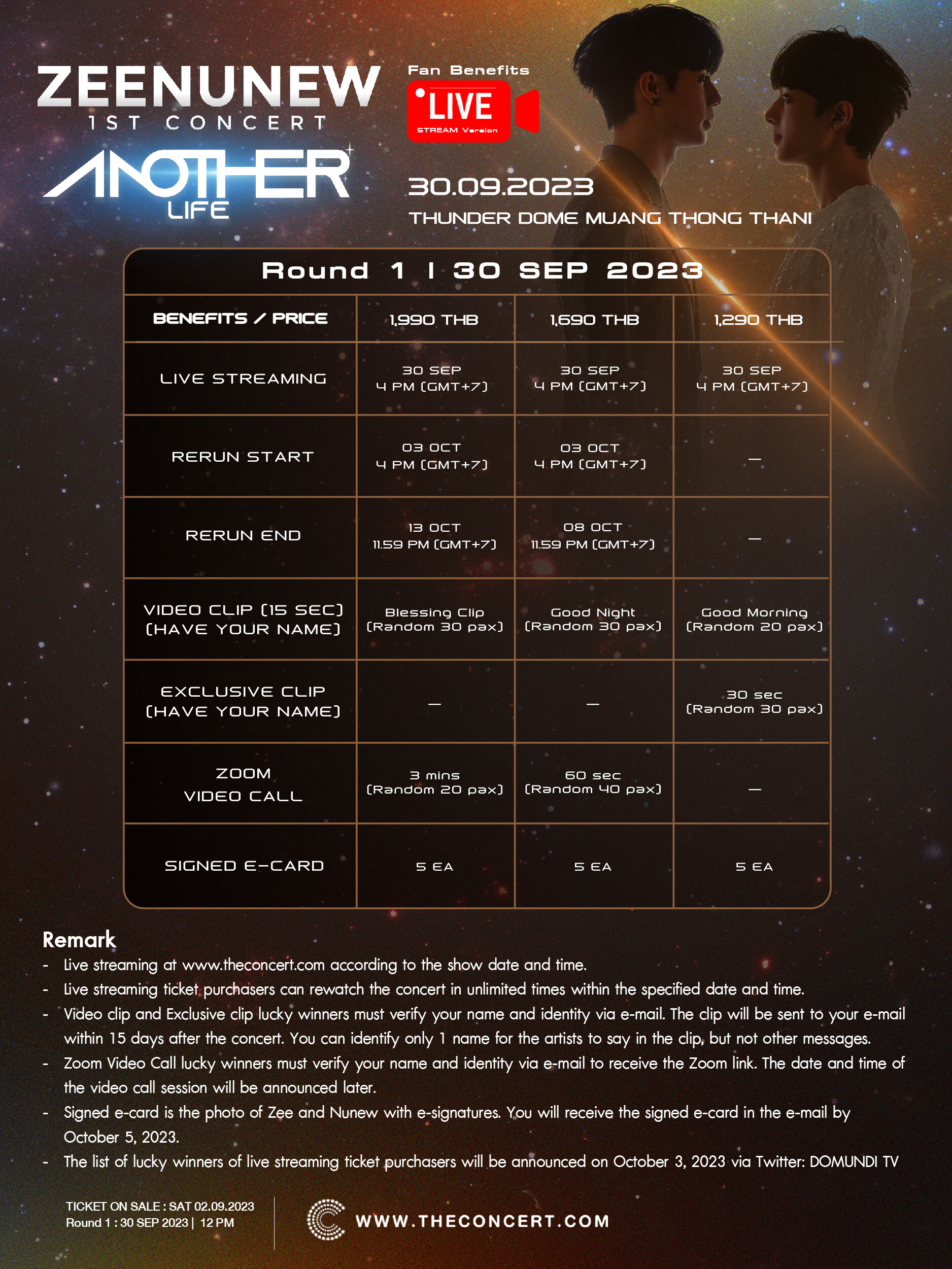 [LIVE STREAMING] ZeeNuNew 1st Concert | Another Life Presented by Lazada (DAY 2)