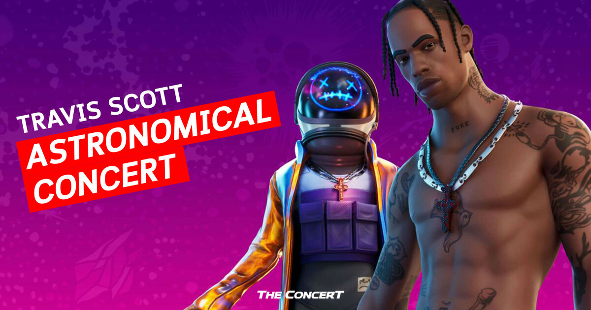 มีให้ชมย้อนหลัง!! ทัวร์คอนเสิร์ตครั้งแรกของ Travis Scott บนเกม Fortnite
