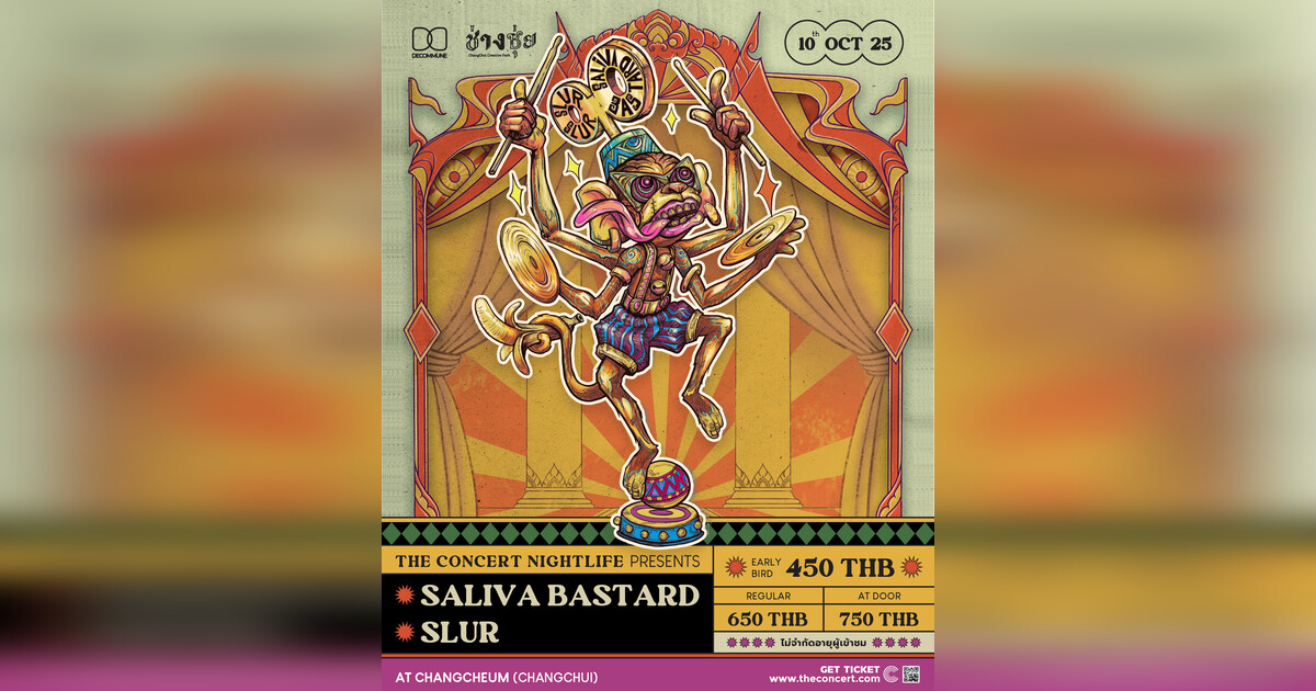 The Concert Nightlife presents Slur x Saliva Bastard