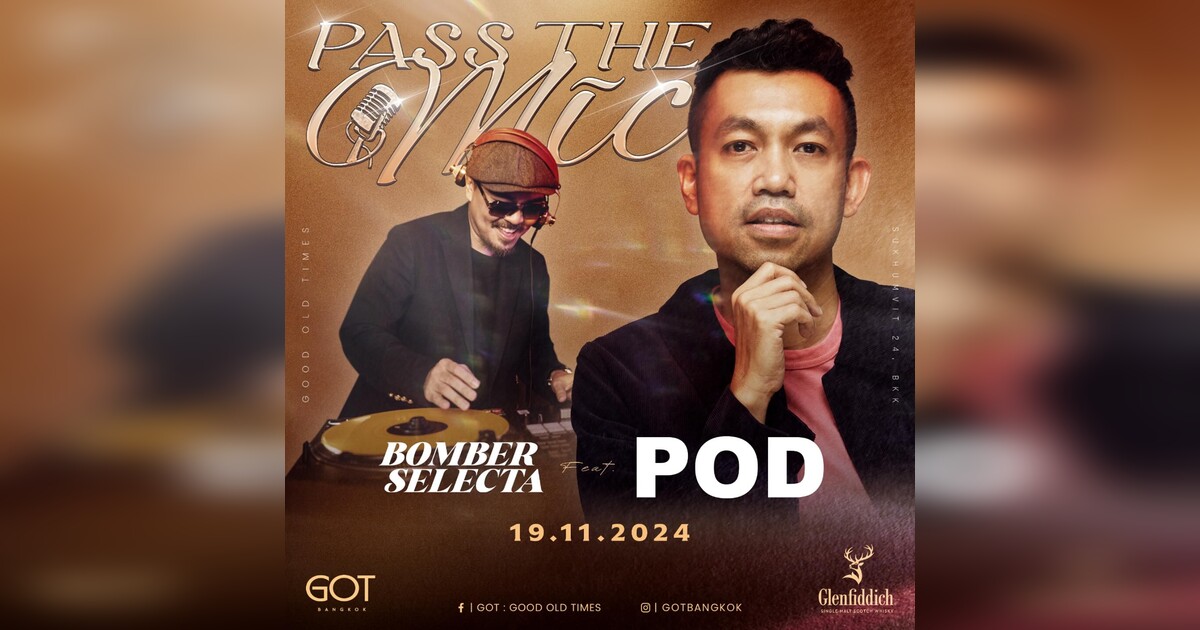 GOOD OLD TIME Present Bomber Selecta featuring legendary crooner POD