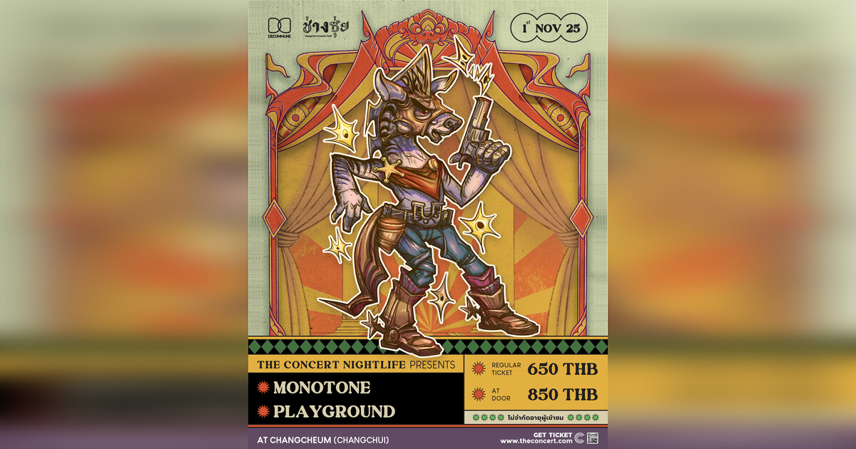 The Concert Nightlife presents Monotone x Playground