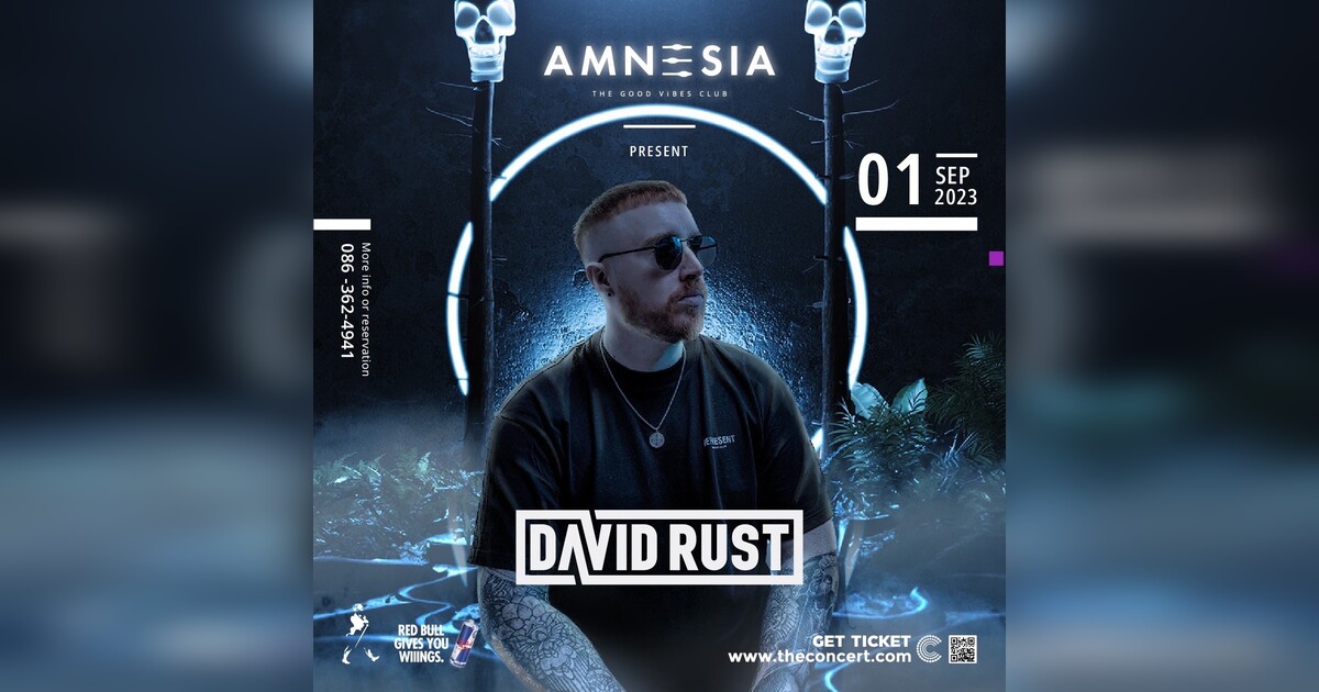 AMNESIA pres LUST & FURIOUS /w DAVID RUST