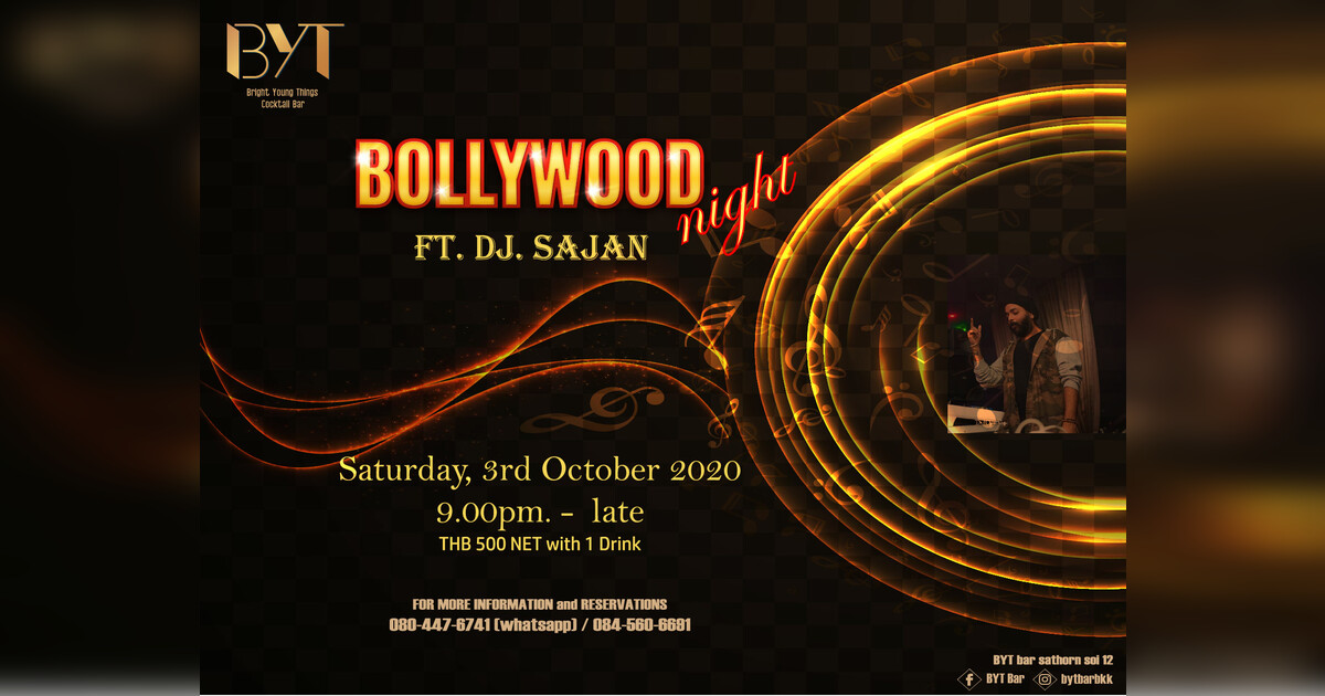 Bollywood night ft. Dj. Sajan