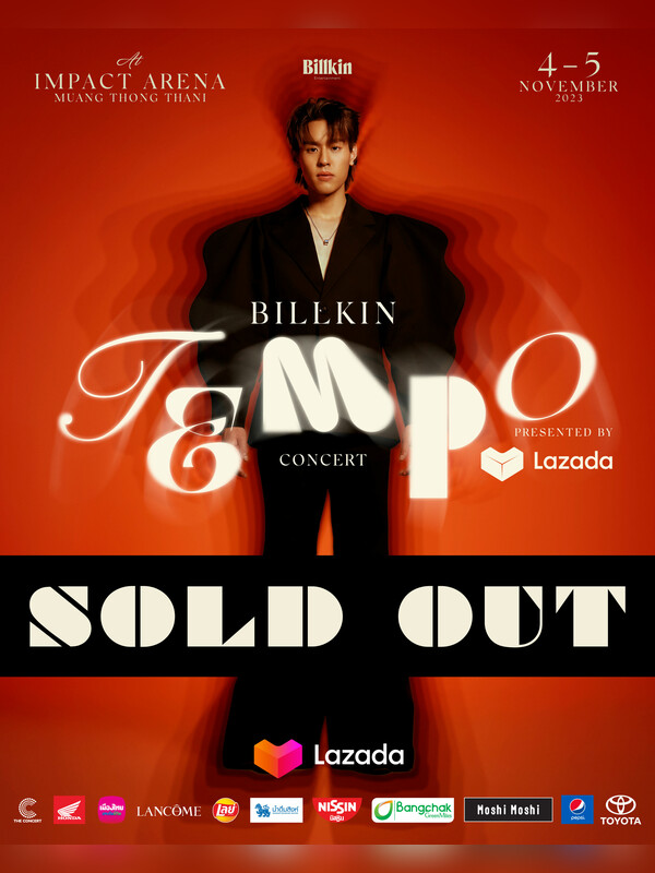 Billkin Tempo Concert Presented by Lazada