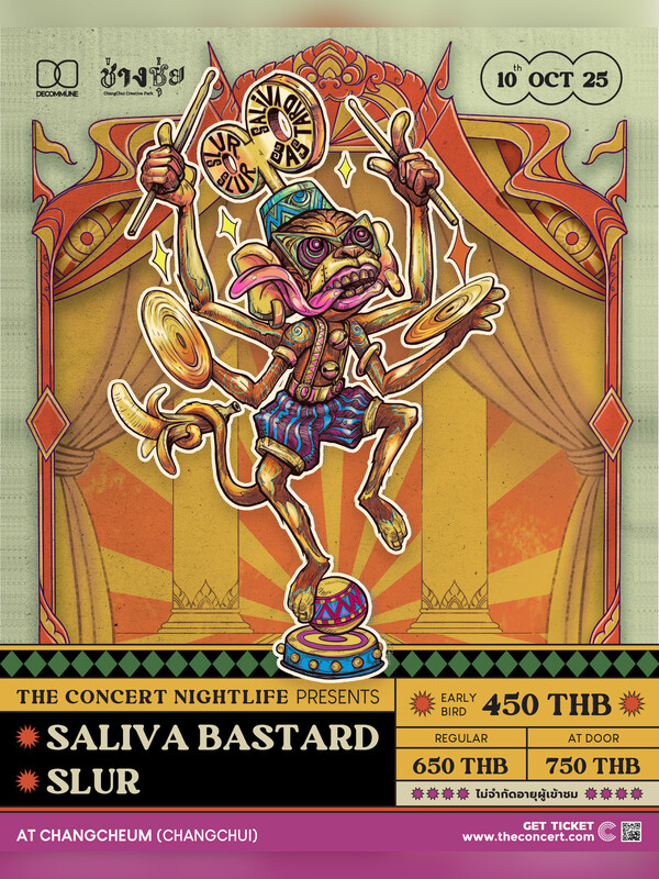 The Concert Nightlife presents Slur x Saliva Bastard