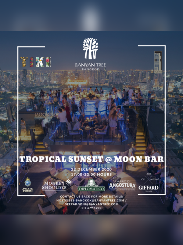 Tropical Sunset @Moon Bar