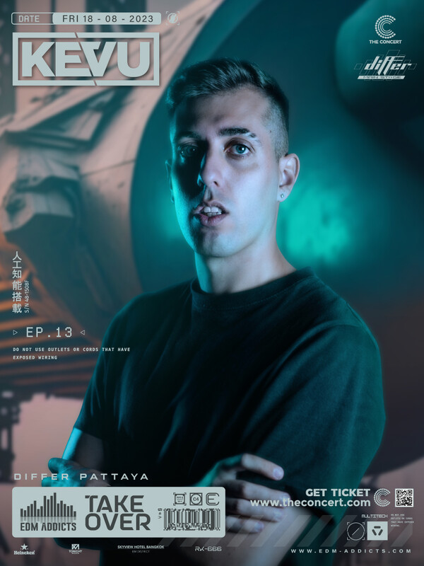 Edm Addicts Take Over EP13 Presents Kevu at Differ Club Pattaya